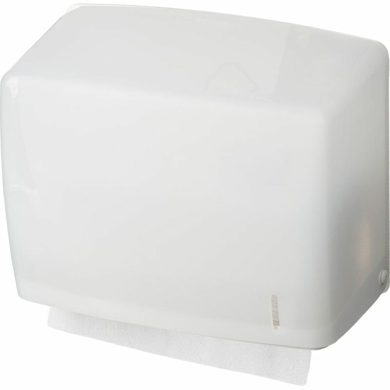 Диспенсер для полотенец КНР лист V-сложения, белый, прозрачный (R-1318TW)