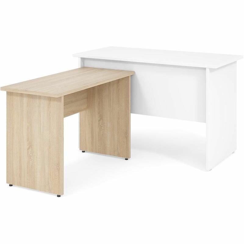 Стол приставной КНР модель Рондо, дуб альпийский, 1000х452х655 мм