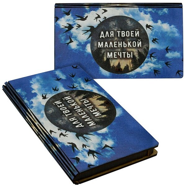 Конверт для денег Мультидом "Для твоей маленькой мечты!", размер 17х10х1,5 см, ХДФ (МБ18-507)