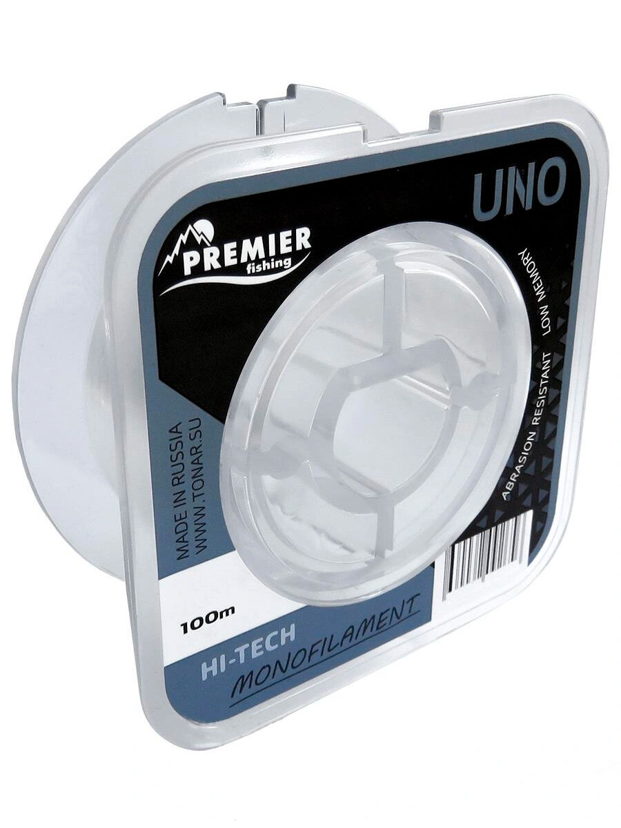 Леска для рыбалки Premier Fishing UNO Clear Nylon 0,60mm/100m (PR-U-C-060-100)