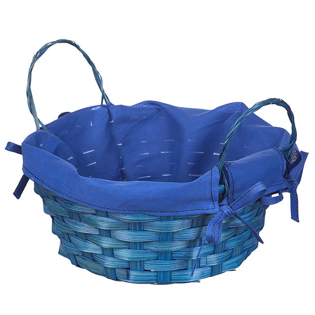Декоративная корзина Simple 21*9 см синяя, Koopman, ATV000040-1