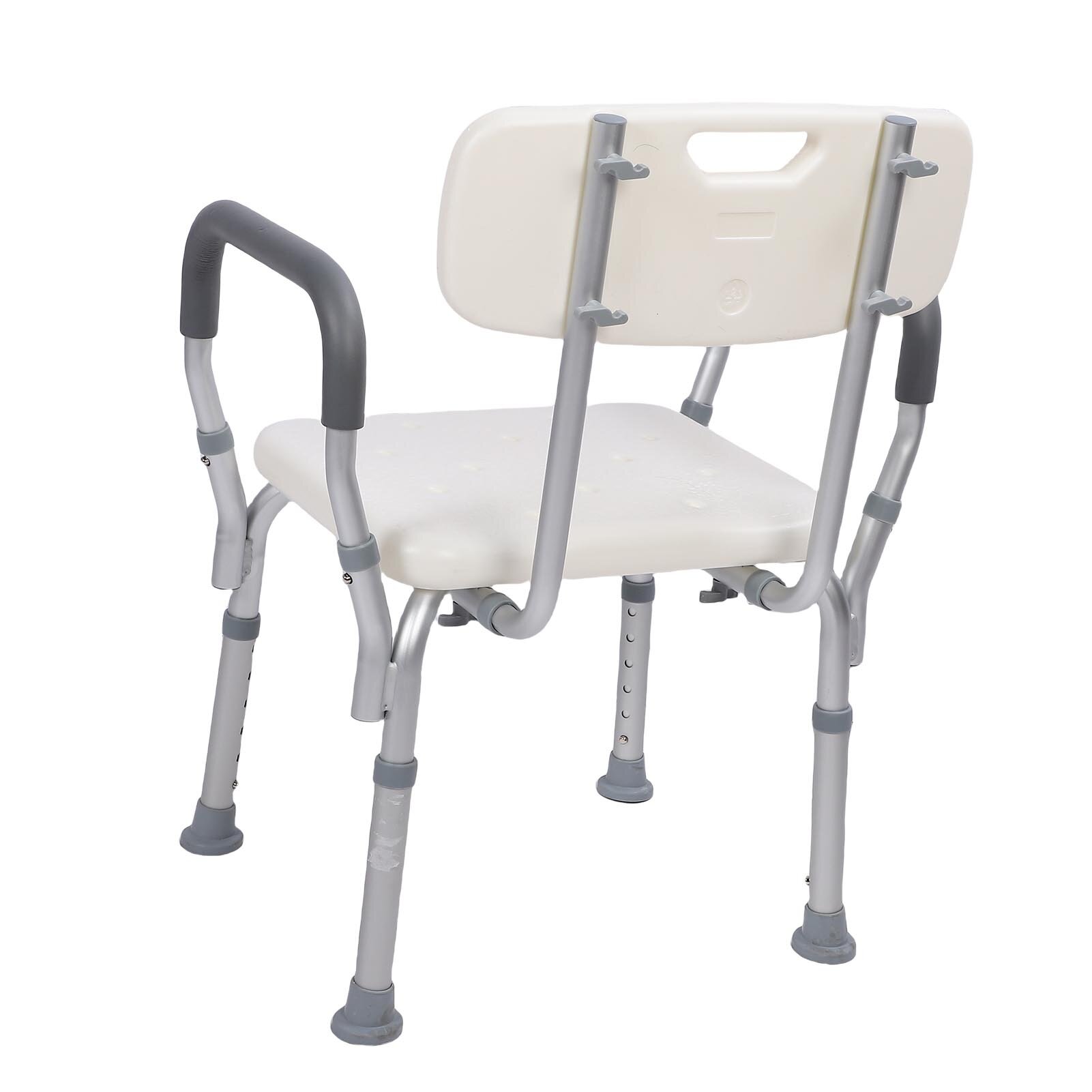 Регулируемая высота для ванны для пожилых людей, стул для душа, скамейка, табурет, сиденье с противоскользящим покрытием