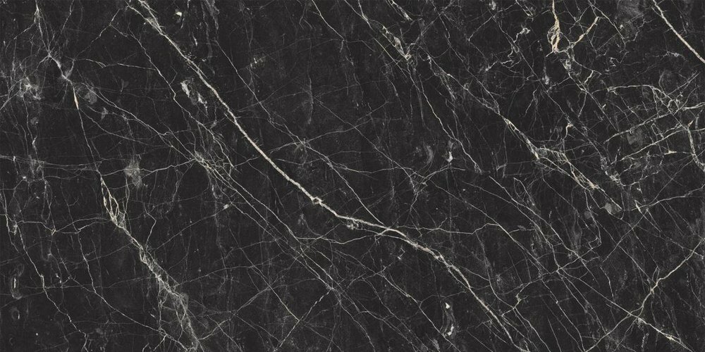 Керамогранит Laparet Black Arkadia 60x120, черный, полированный