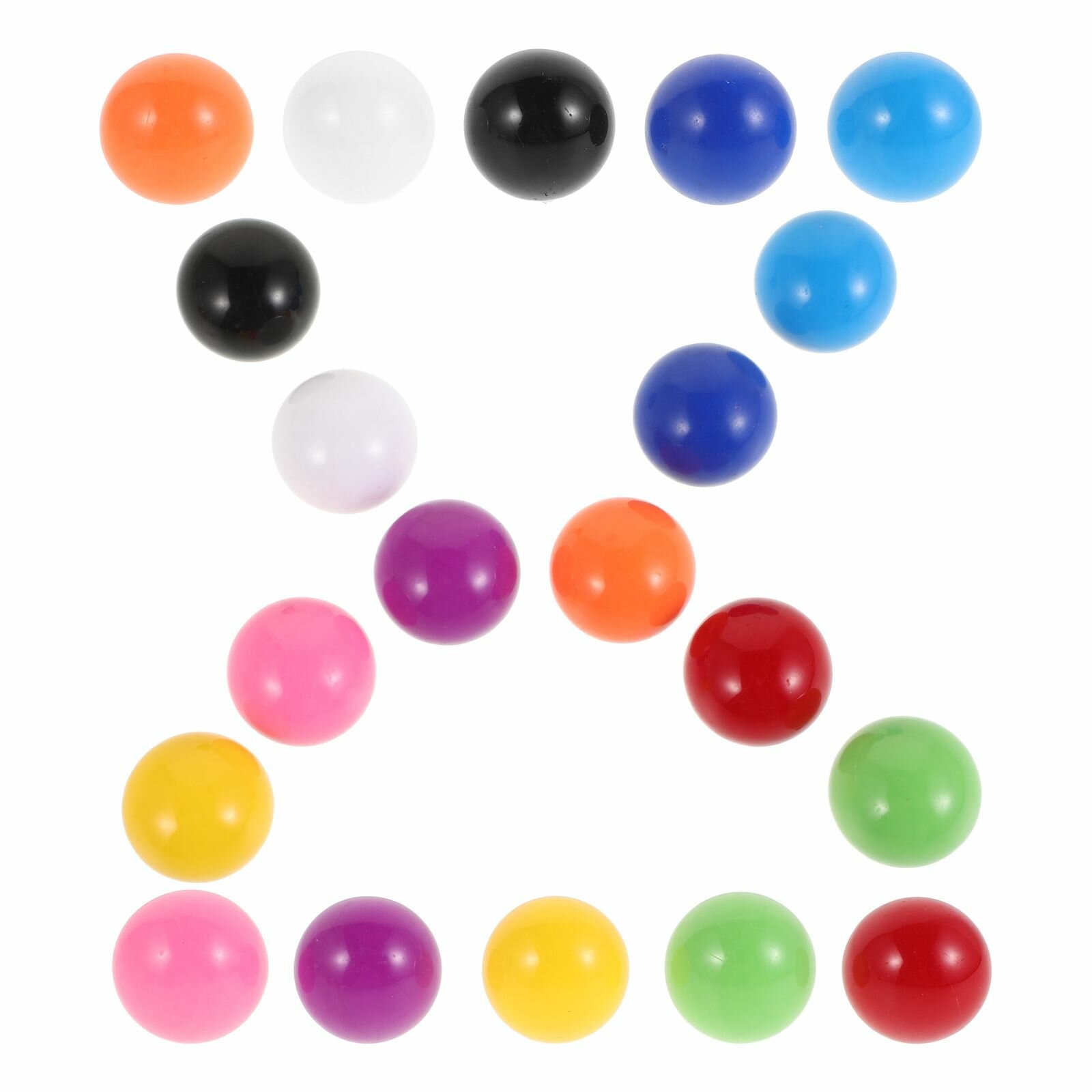 20 Штук Цветных Пластиковых Шариков Для Детских Игр Из Пластика Для Развития Навыков