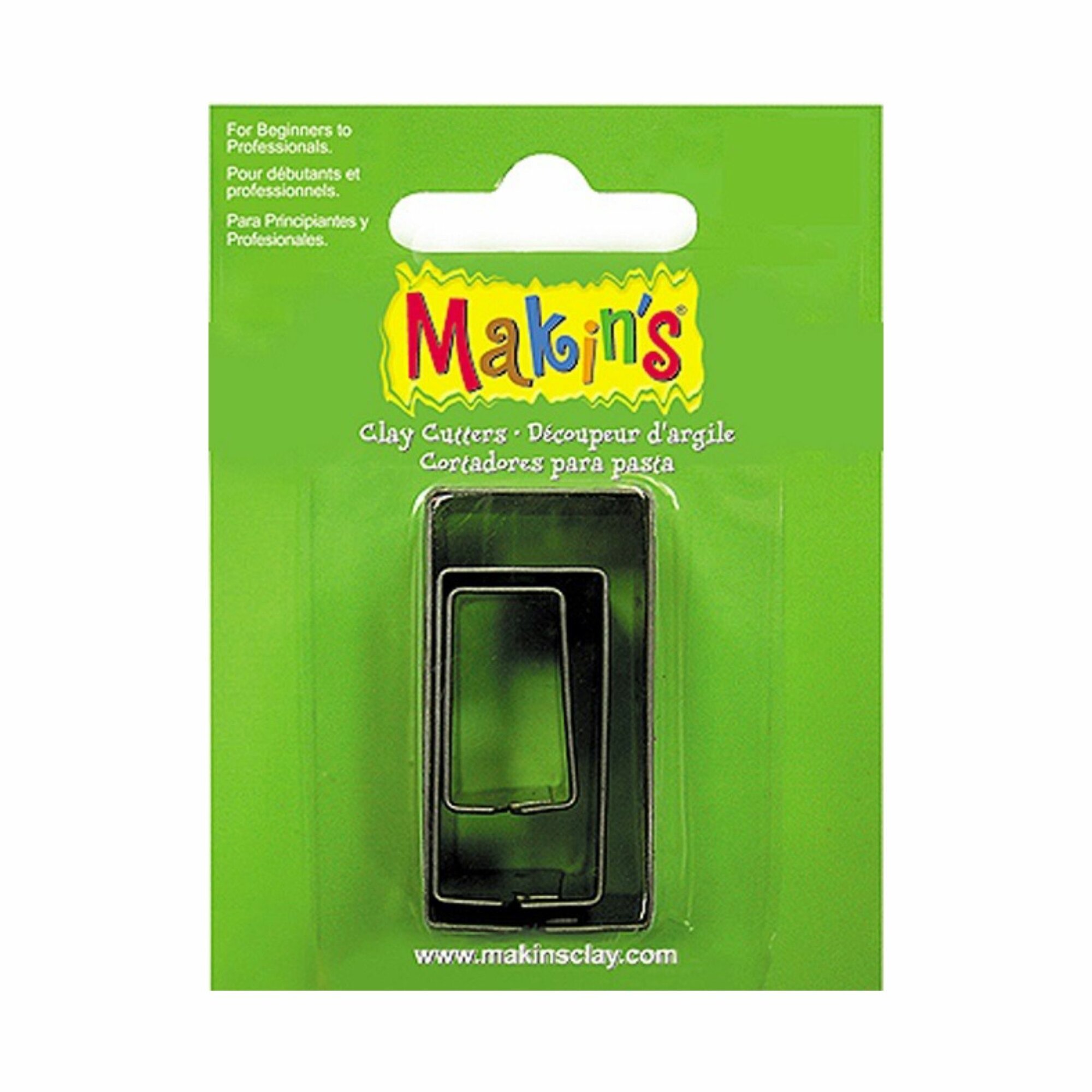 Makin.s набор каттеров Прямоугольник 36004 3 предмета для лепки