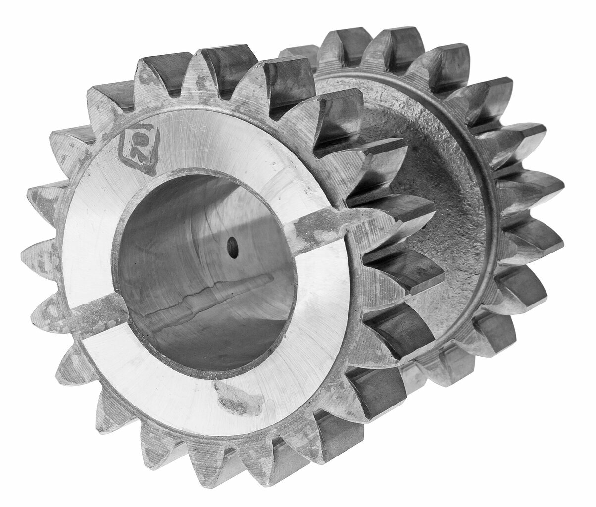 Блок шестерен кпп ямз заднего хода 20х20 зубьев автодизель