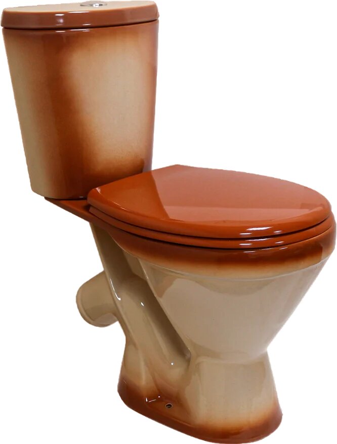 Унитаз-компакт напольный Rosa Элегант 4620008195681 с косым выпуском