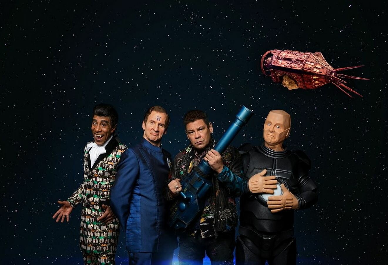 Плакат, постер Красный карлик сериал Red Dwarf на холсте, размер 21х30см