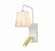 Бра Escada Comfy 598/1A White/Brass, цоколь E27, напряжение 220 В