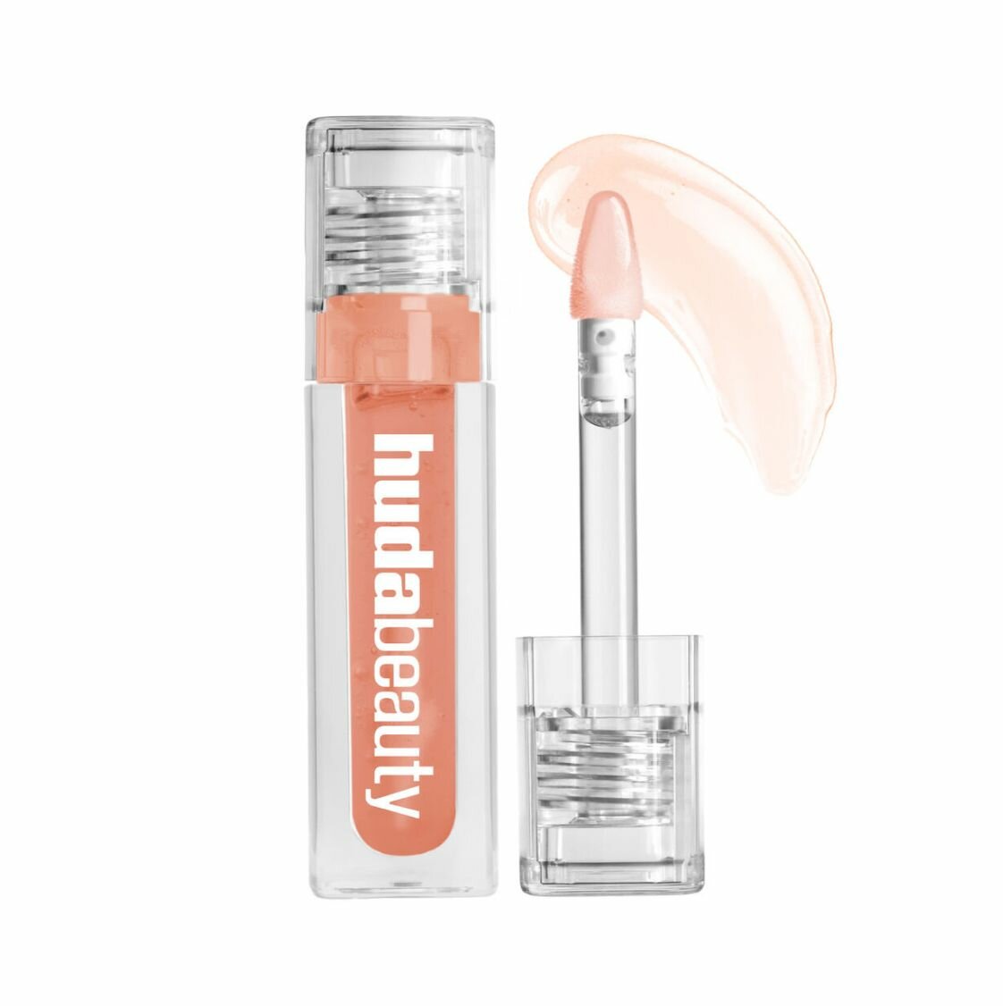 HUDA BEAUTY Блеск для губ Faux Filler Jelly Oil (Juicy Peach) 3,9 мл