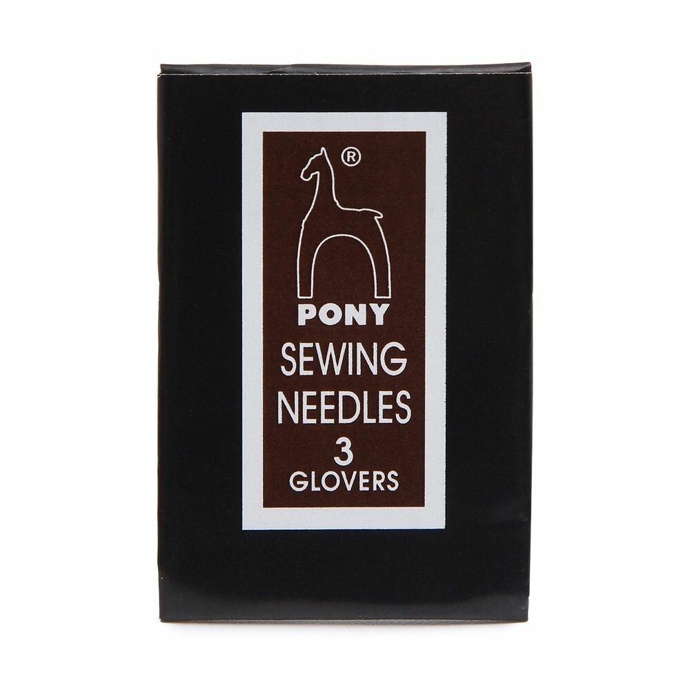 Иглы швейные PONY ручные для кожи Leather № 3, 25 шт (18153)