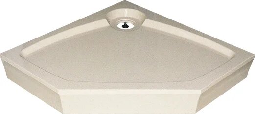 Поддон для душа GuteWetter Deluxe 90x90x16 P 90x90 см, пятиугольный, средний, российский