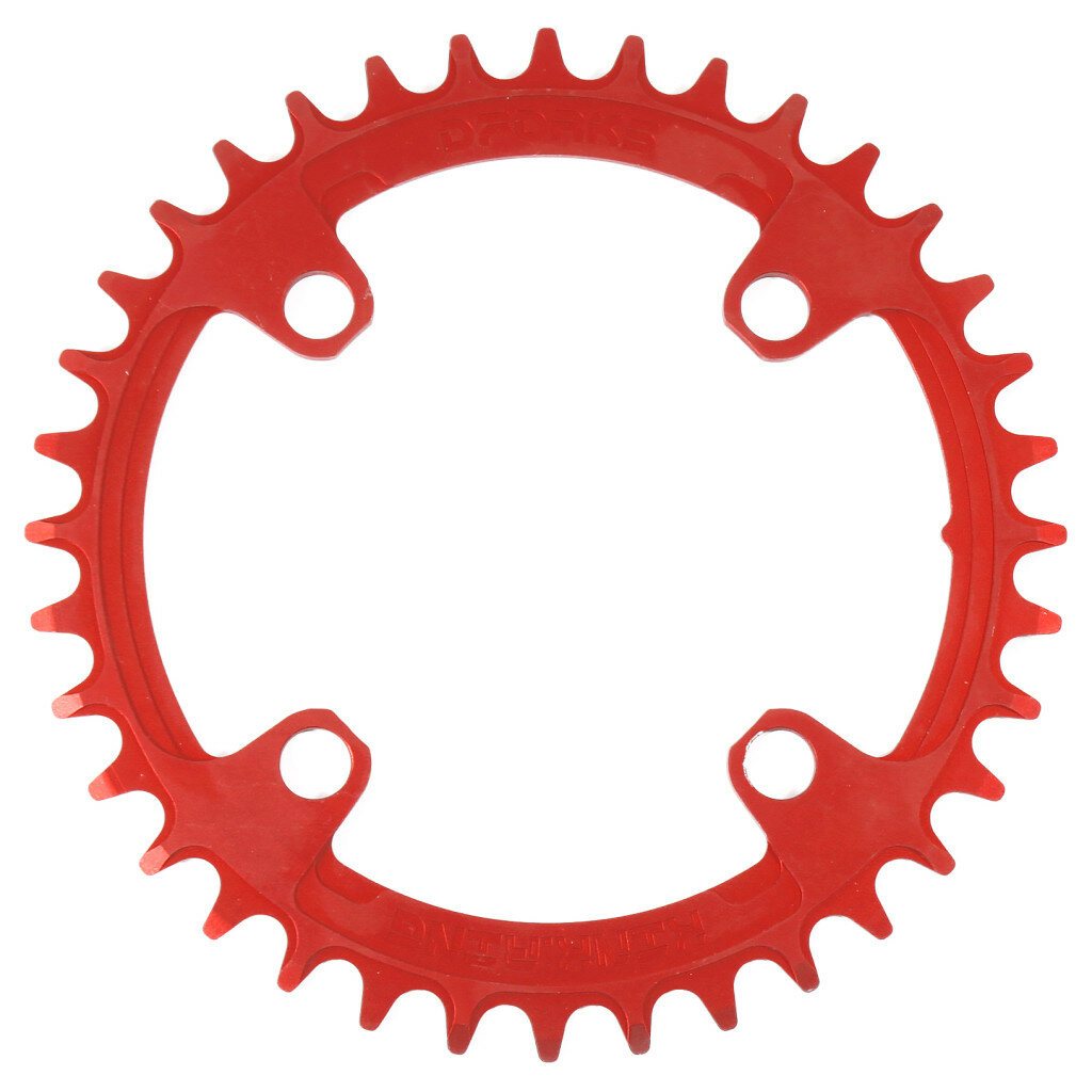 Звезда передняя DForks Kink Ring Narrow-Wide bcd X red 38T