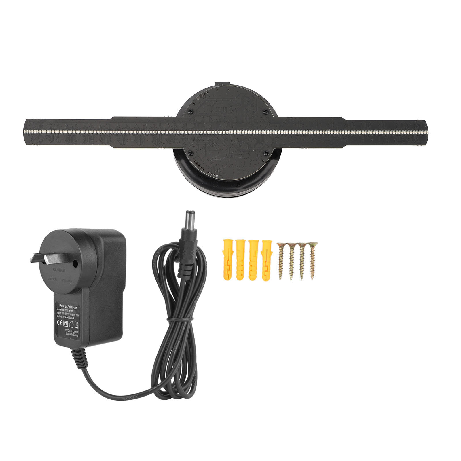 3D Hologram Fan Professional 256 Light Beads Высокое разрешение поддерживает Wi -Fi App 3D рекламная машина для бизнес -магазина праздничные мероприятия 100–240V AU Plug