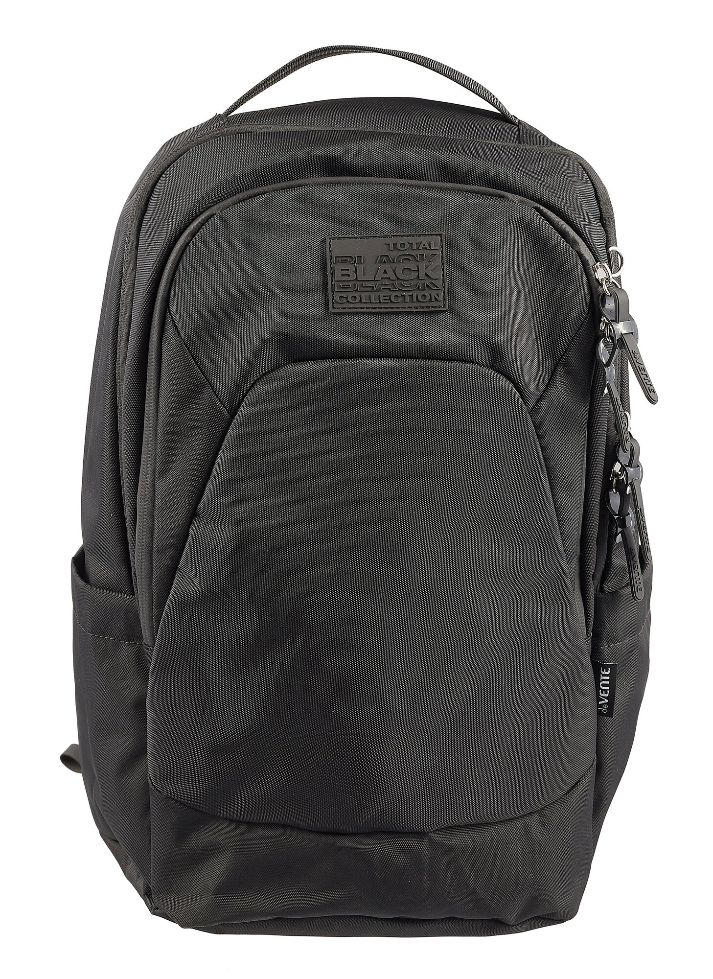 Рюкзак "TOTAL BLAK" 1отд, 44*31*20см, полиэстер, 3 кармана, отделение для ноутбука, светоотраж. элементы