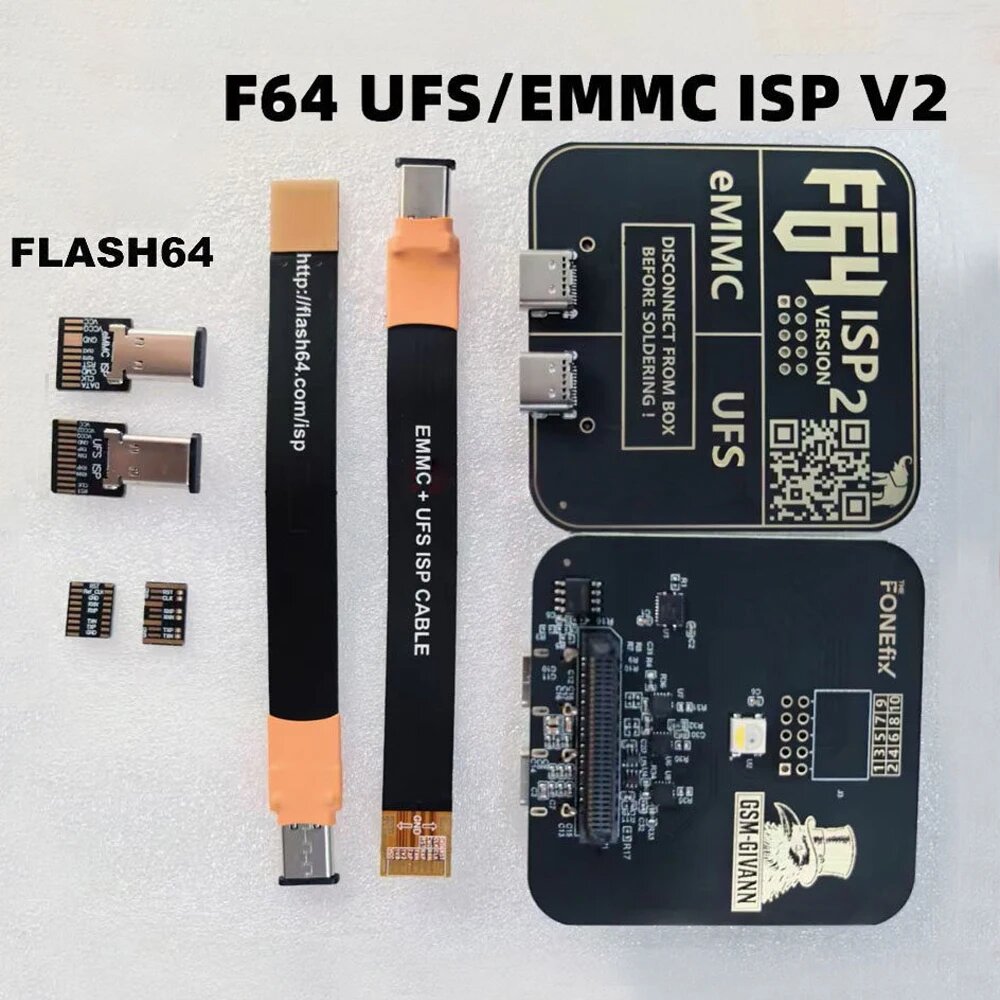 F64 UFS/EMMC ISP V2 Flash64 Lite инструмент