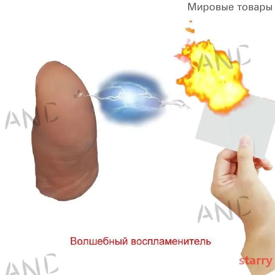 Набор для фокусов Воспламенитель Магический аксессуар для фокусника прозрачный