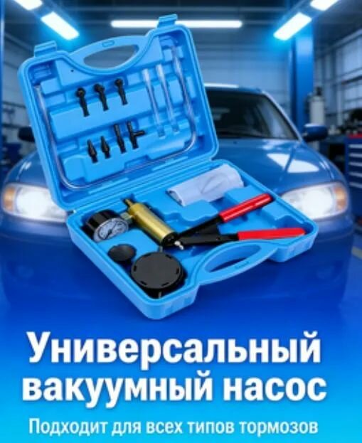 Насос вакуумный ручной для прокачки тормозной жидкости