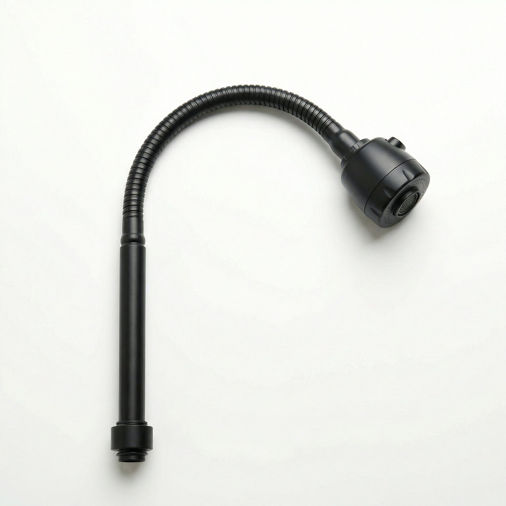 Гибкий излив для кухонного смесителя металлический VSP250KB, 2 режима, черный