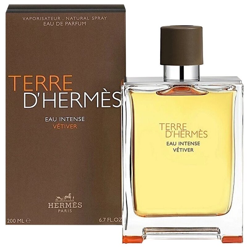 Hermes, Terre D'Hermes Eau Intense Vetiver, 200 мл, парфюмерная вода мужская