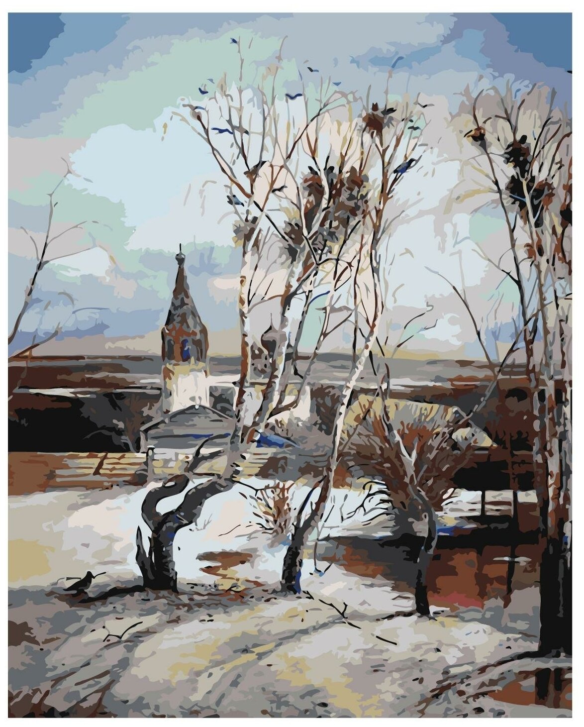 Картина по номерам, "Живопись по номерам", 60 x 75, RUS042
