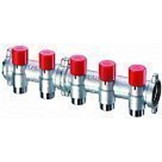 Коллектор Far 1 1/4" с 3 отв. 3/4" EUROKONUS