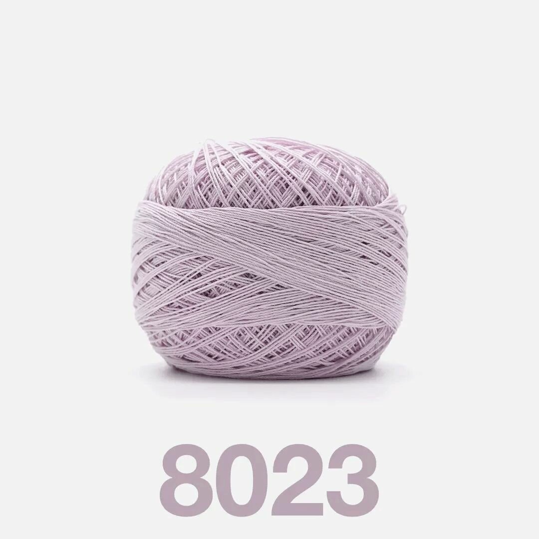 Нитки #80 для вязания кружева и украшений, 100% хлопок, 10 гр. (170 м.) цвет 8023