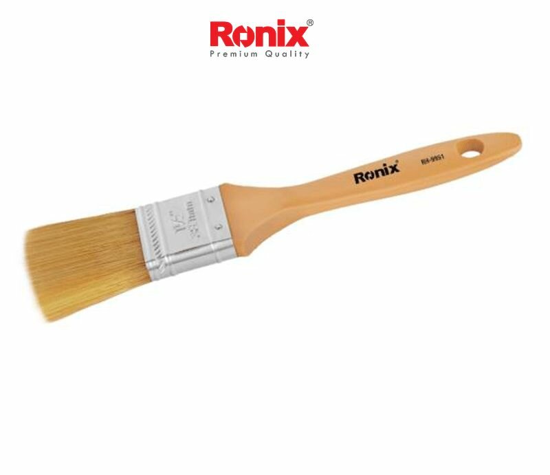 Кисть Ronix RH-9953, деревянная ручка, ворс 57мм, ширина 16мм