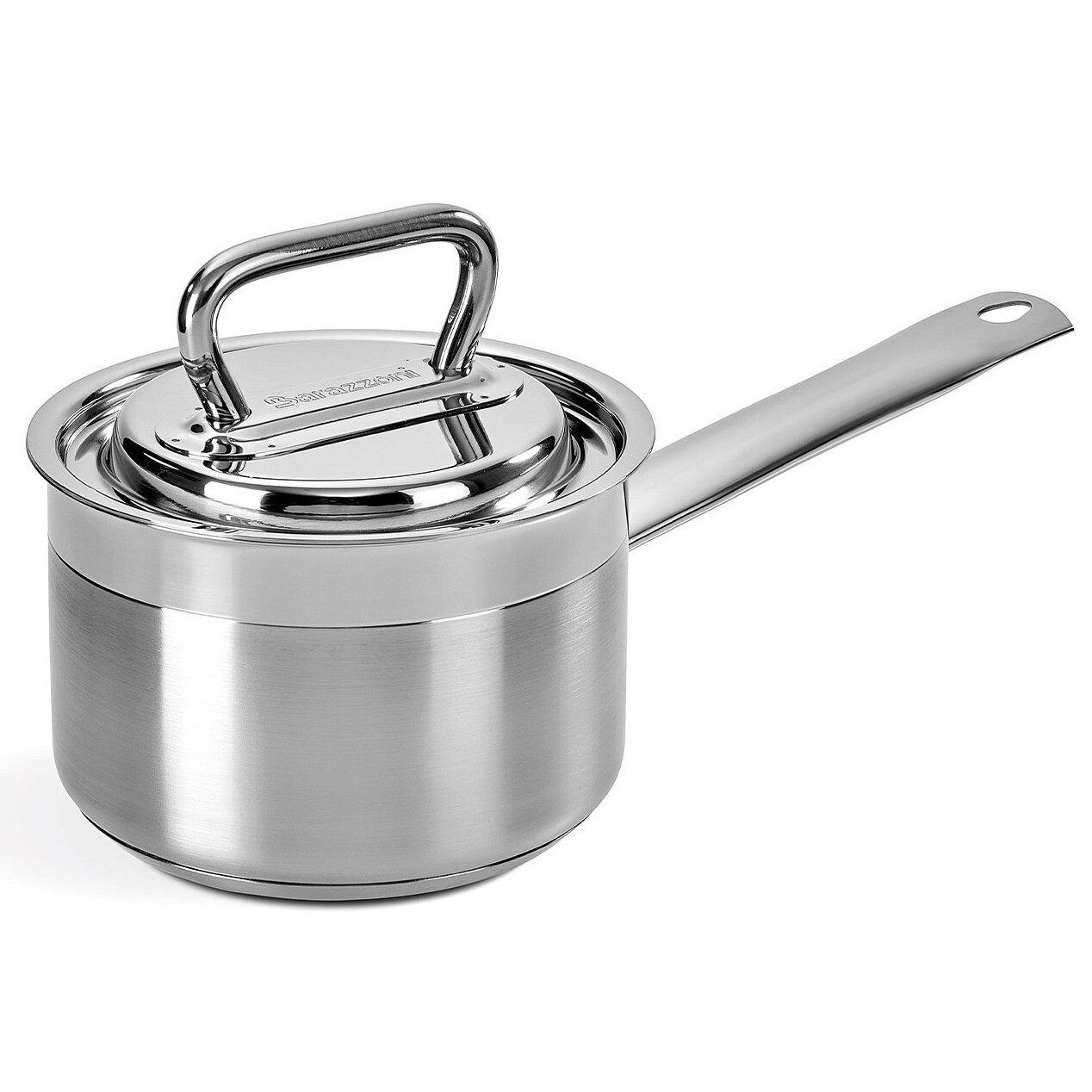 Ковш с крышкой Barazzoni Professional Casseruola manico lungo con coperchio 169610014