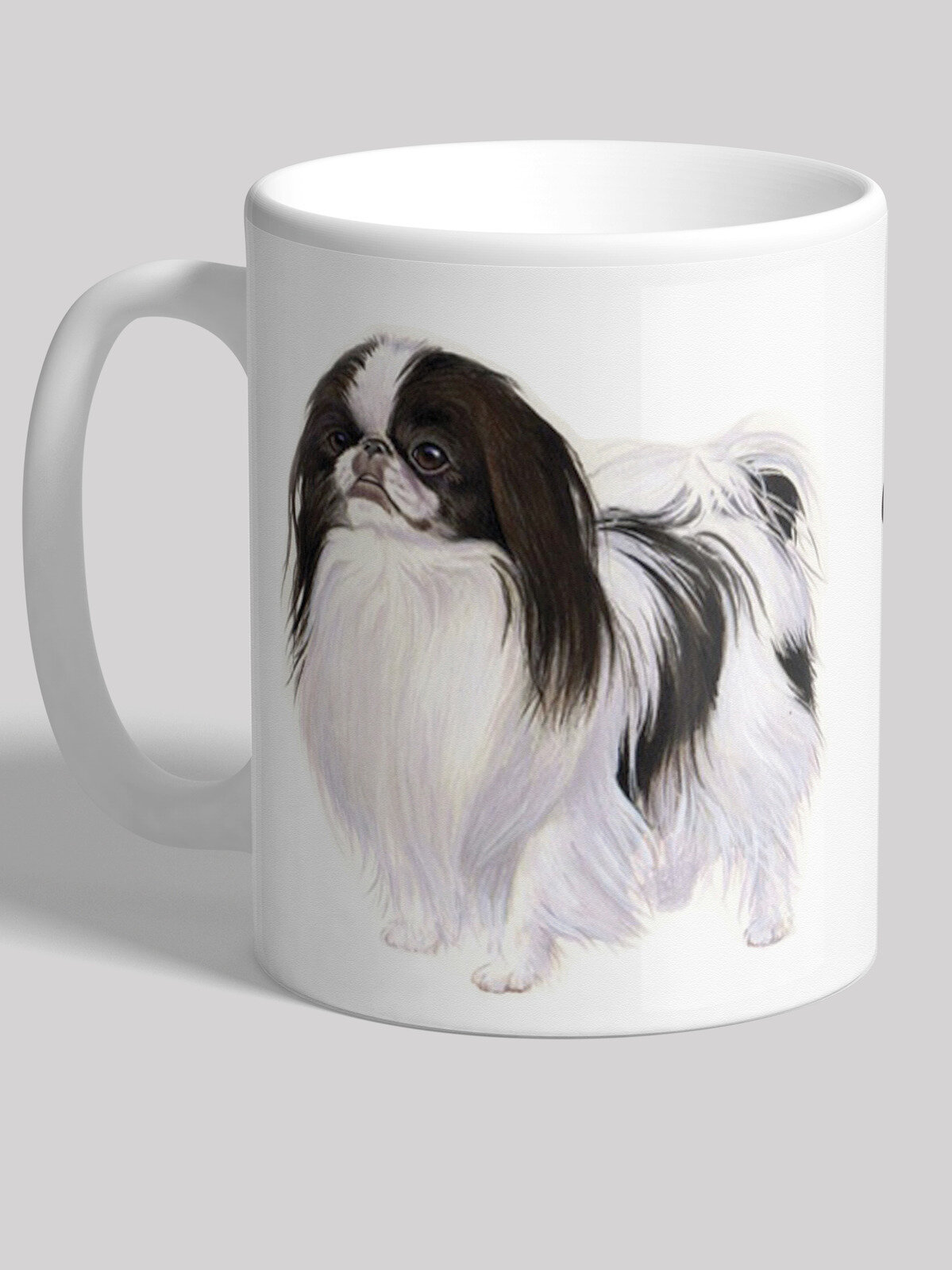 Кружка cooperative.moscow " Лучший друг Японский хин" (Японский хин, кружка с Японским хином, собаковод, собаколюб, собака, подарок с любовью, друг человека, кружка с собакой) , 330 мл, 1 шт