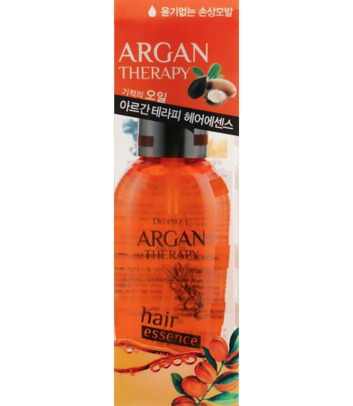Deoproce Argan Therapy Hair Essence Эссенция для восстановления волос с аргановым маслом