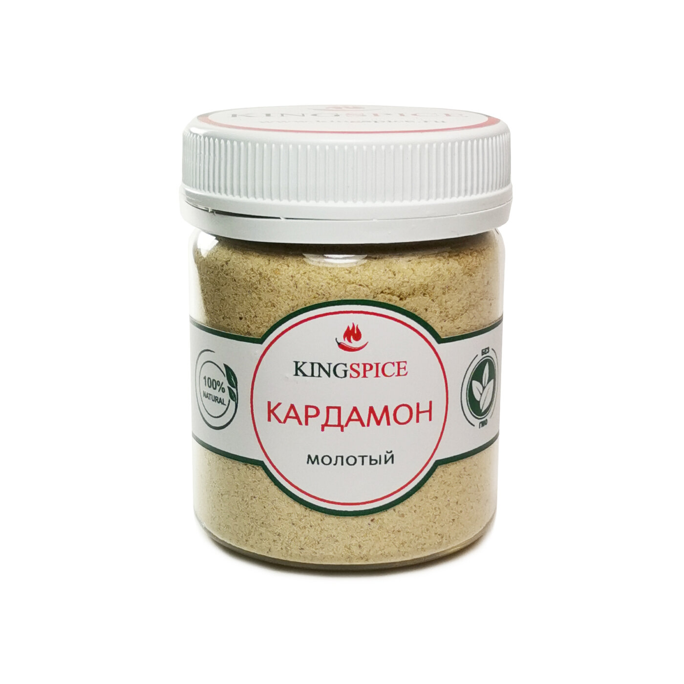 Кардамон молотый KINGSPICE 110 г, для выпечки, десертов, овощей, грибов