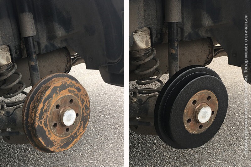 Пластиковые накладки ЯрПласт на тормозные барабаны для Volkswagen Polo