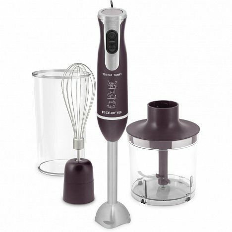 Погружной блендер Polaris PHB 0756, бордо