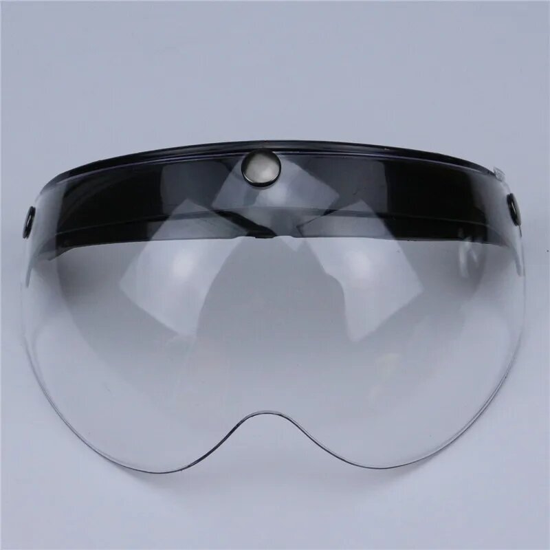 Профессиональный W-образный мотоциклетный шлем, стекло 3/4, открытое лицо, шлем, козырек, 3-контактный шлем, ветровое стекло, в наличии 5 цветов clear glass