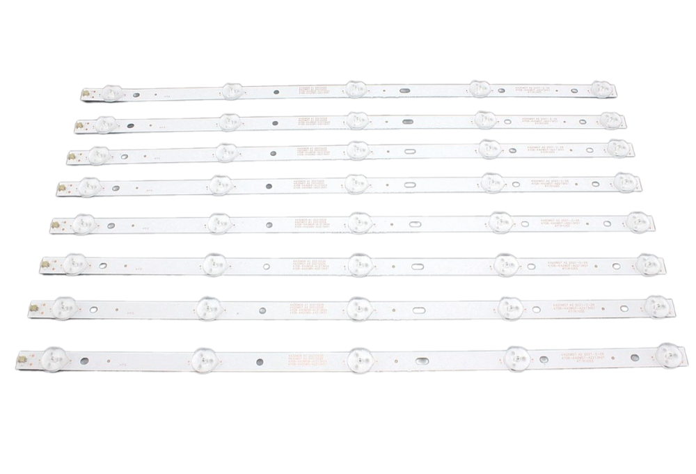 LED подсветка (светодиодная планка) для телевизора K430WDR A1, комплект 8 шт