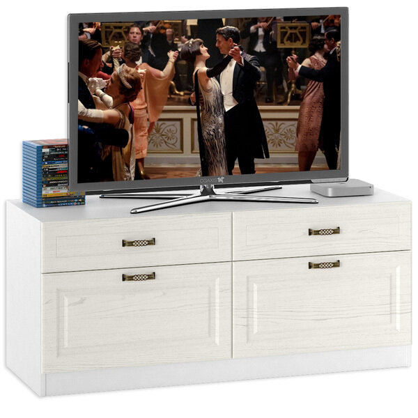 Ливерпуль Тумба, цвет ясень ваниль/белый