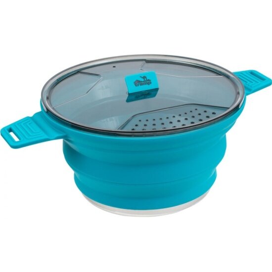 Котелок силиконовый Tramp TRC-146 2,5 л аквамарин