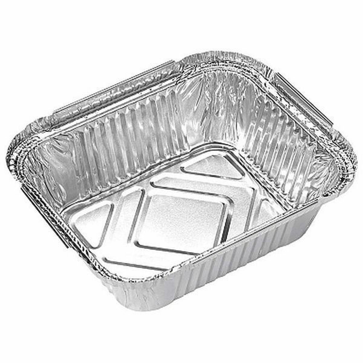 Форма для выпечки, LAMINA, размер: 15*12*4,7 см, из алюм фольги, прямоугольная, одноразовая_упаковка 50 шт