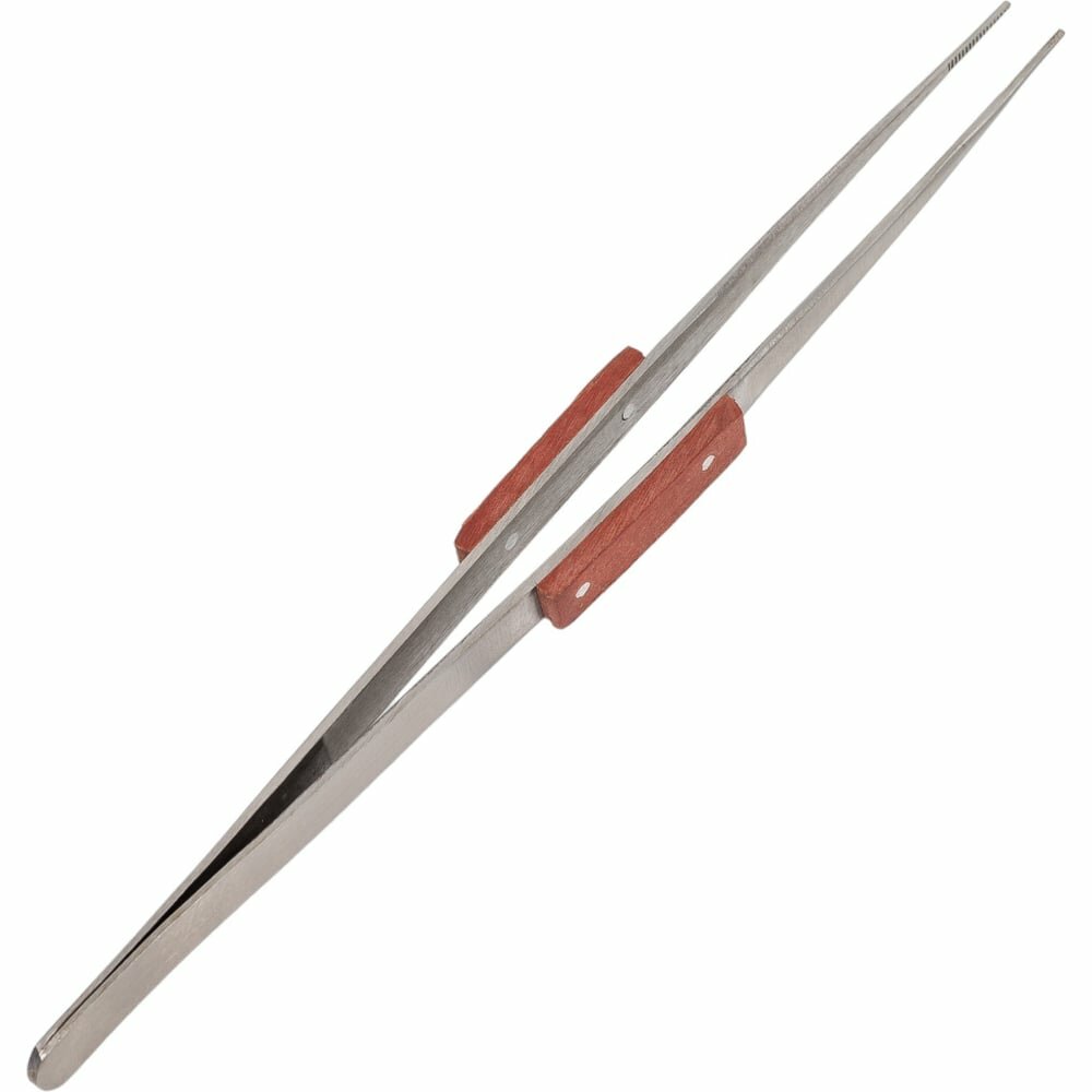 Пинцет ProsKit 1PK-119T, уменьшения давления, острый прямой кончик, плоские рифленые губки, для электроники