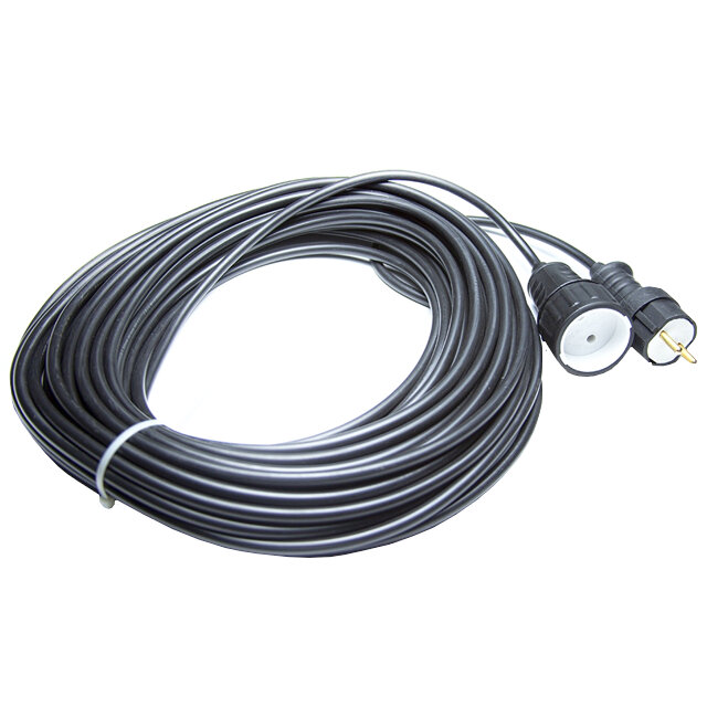 Реальная Электрика удлинитель с одним гнездом длиной 20 м IP44 16 А 2х1,5 кв. мм ПВС черный