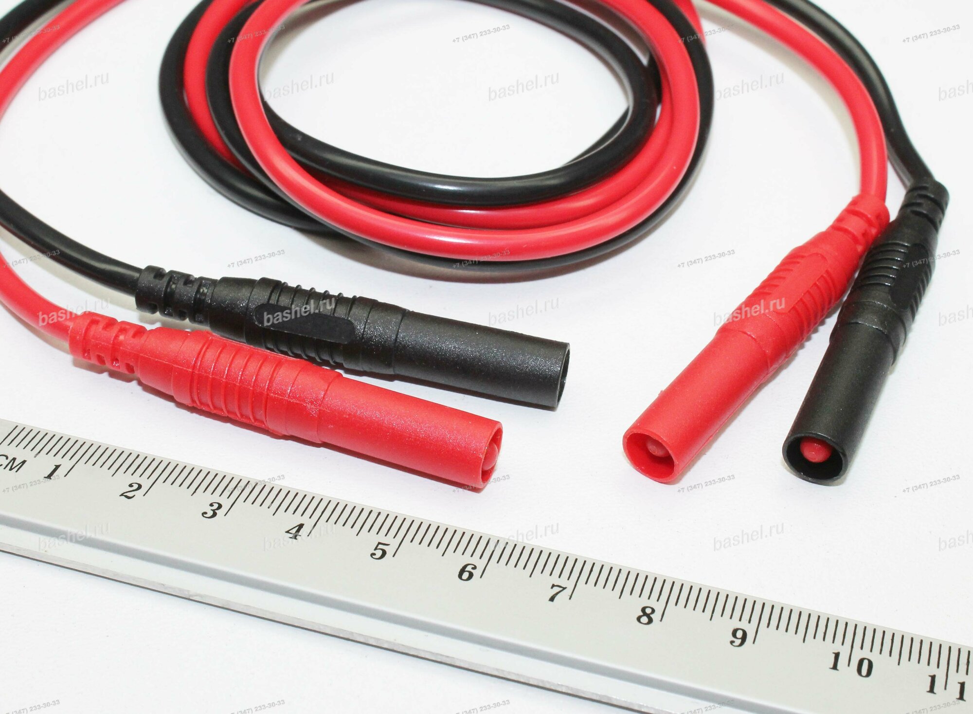 TL-2b-2b-PTL904-6 50cm, Шнур соединительный, 1.0кв. мм, 1000V, 20A, 2 «Банана» - 2 «Банана»