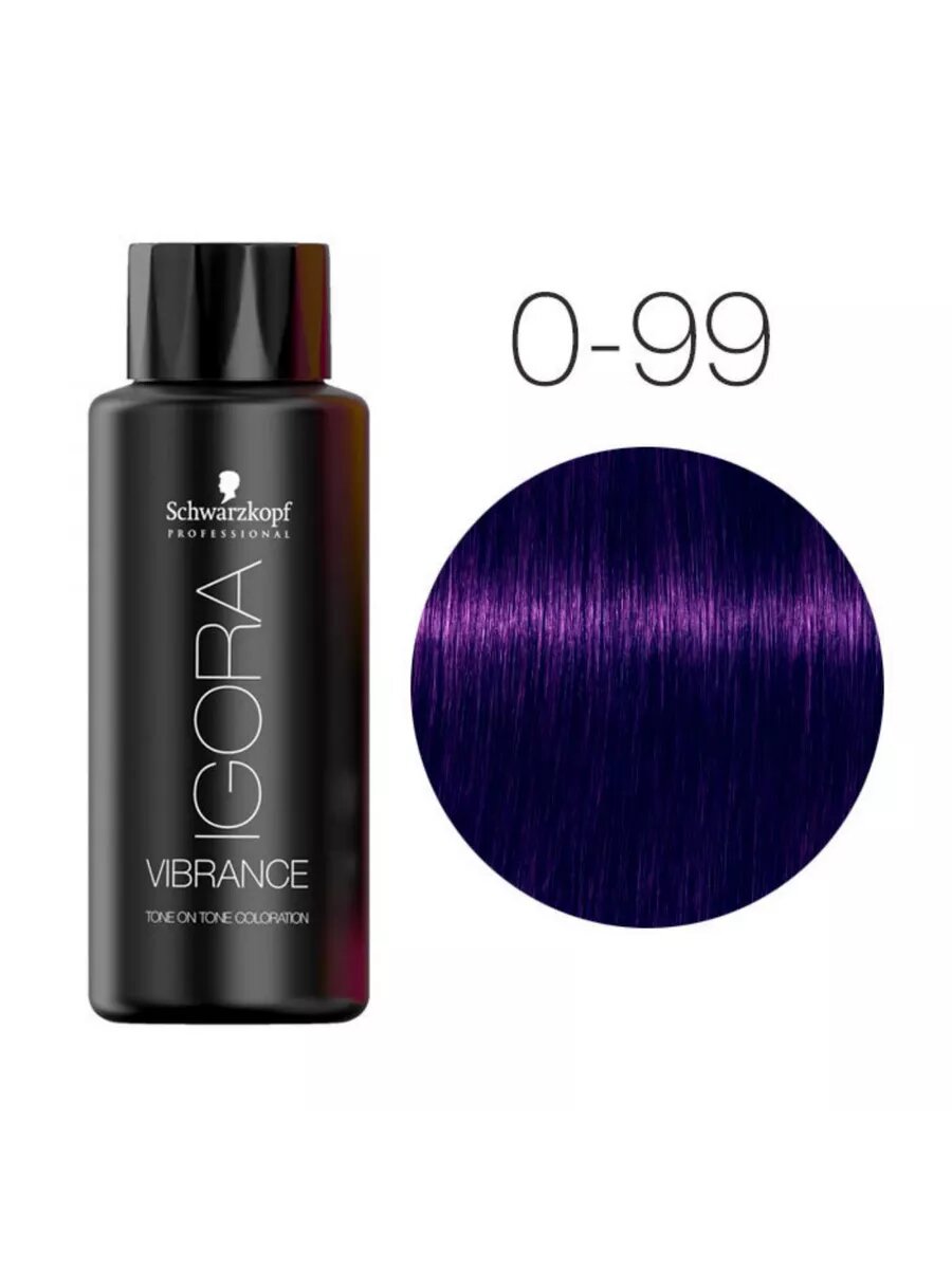 Schwarzkopf IGORA VIBRANCЕ 0-99 Краска для волос 60мл