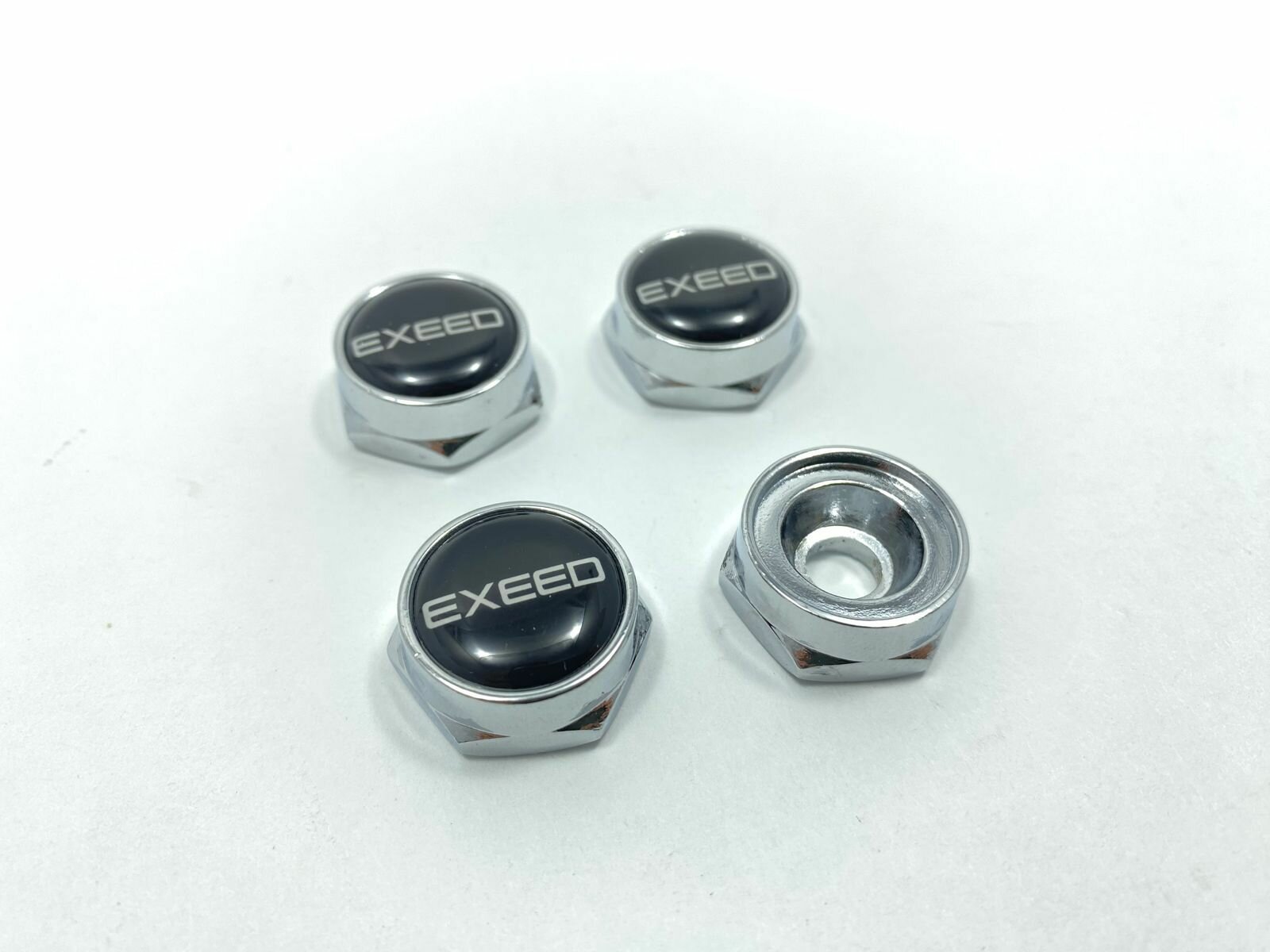 Болты для номера EXEED крепеж номера для авто с логотипом компл. 4 шт — фото 1
