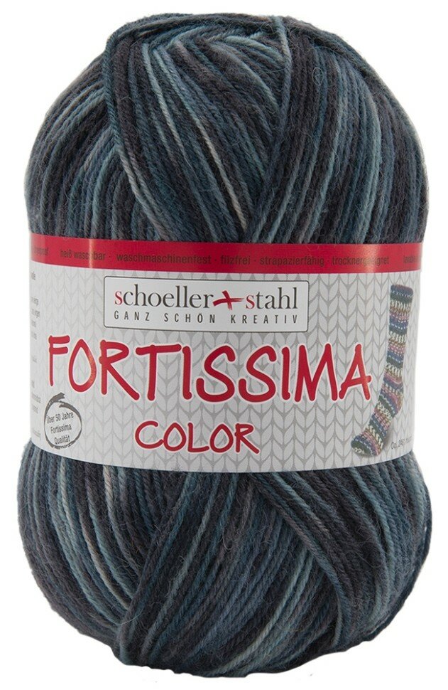 Пряжа Austermann 90028 Fortissima Socka 4-fach color 100 г 420 м #2445