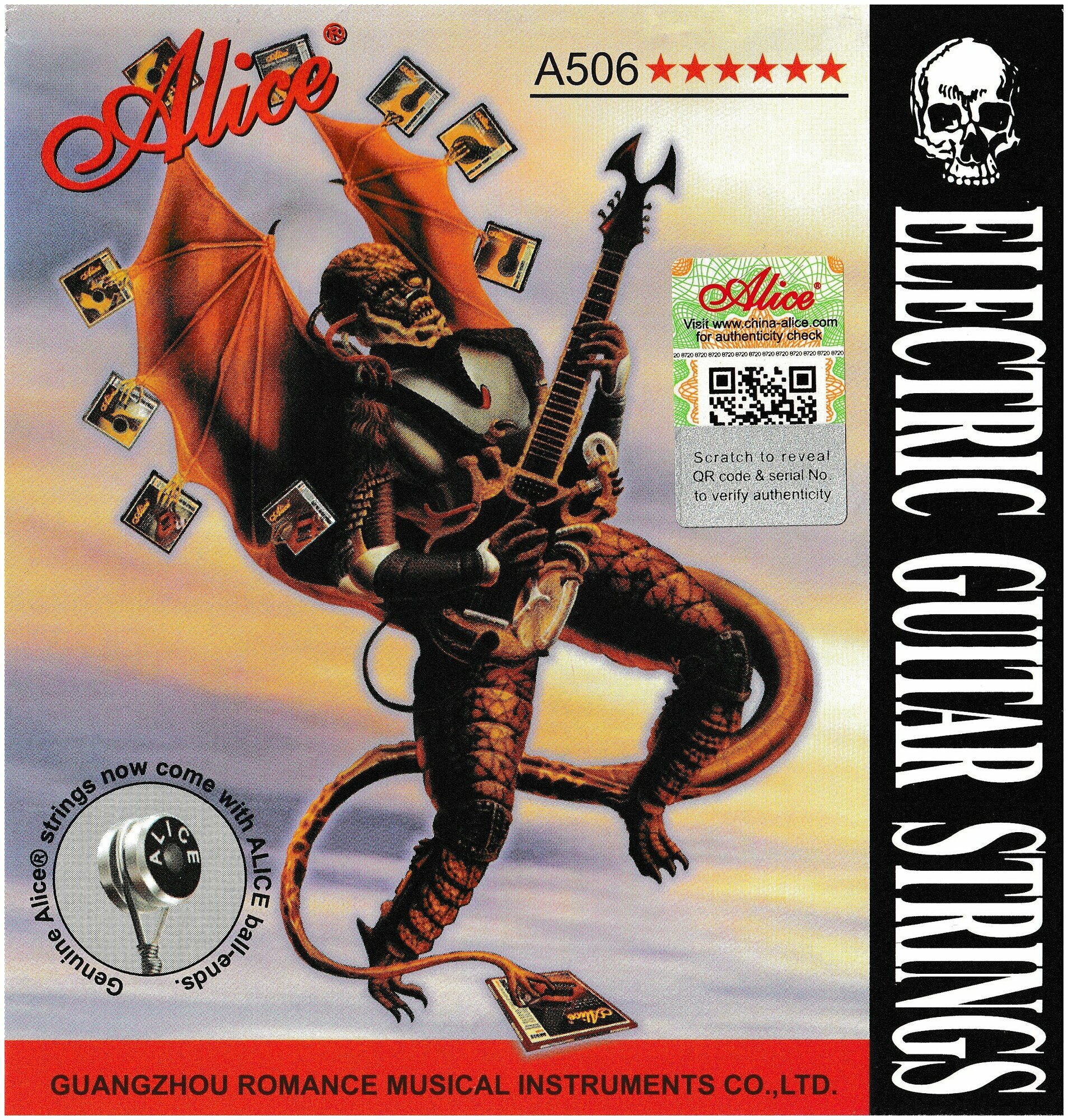 Струны Alice A506-L - Струны для электрогитары