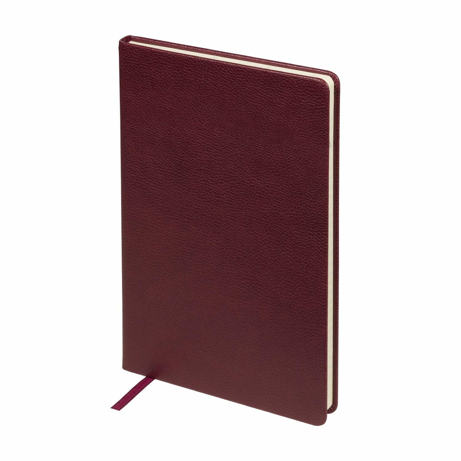 Ежедневник недатированный А5 Bruno Visconti Megapolis Loft бордовый, кожаный блокнот планер / записная книжка в линейку арт.3-675/06