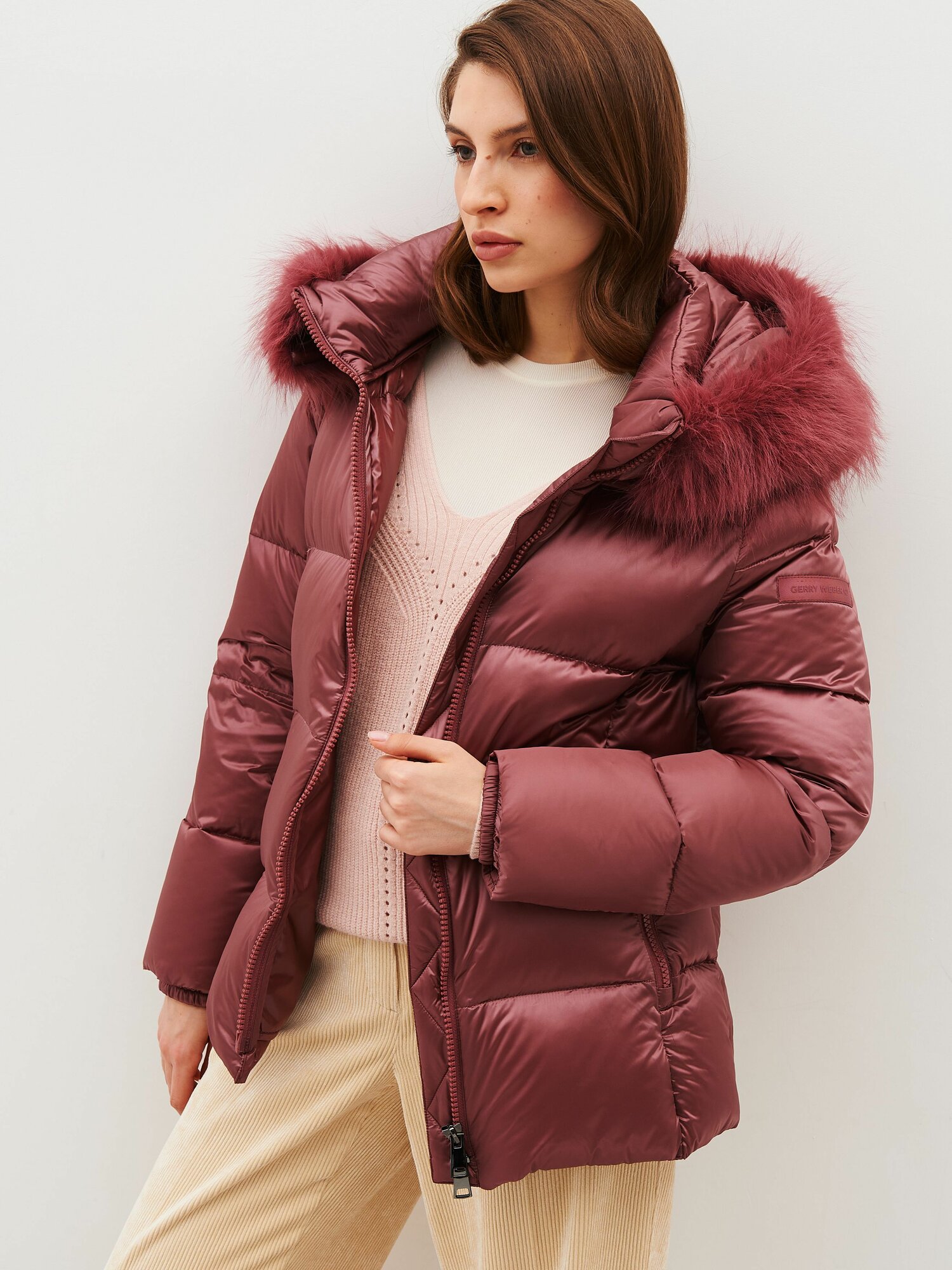 Куртка Gerry Weber Осень-зима 2024, размер 38, красный — фото 1