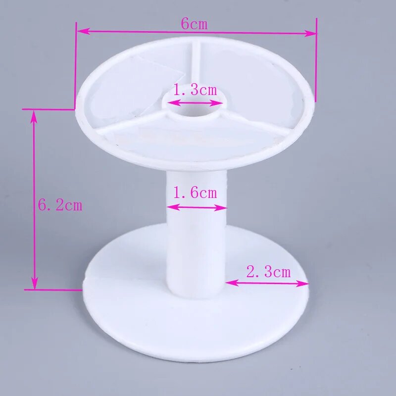 Пластиковые пустые катушки для ниток 10pcs, 60mmx62mm