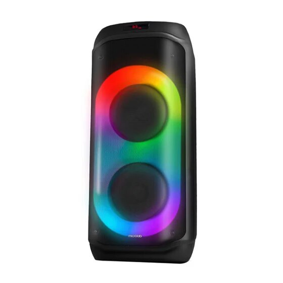 Портативная акустика Microlab PT802 black, 200 Вт, RGB подсветка, черная